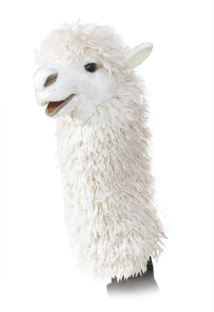 Alpaca Stage Puppet at Anwo.com Animal World