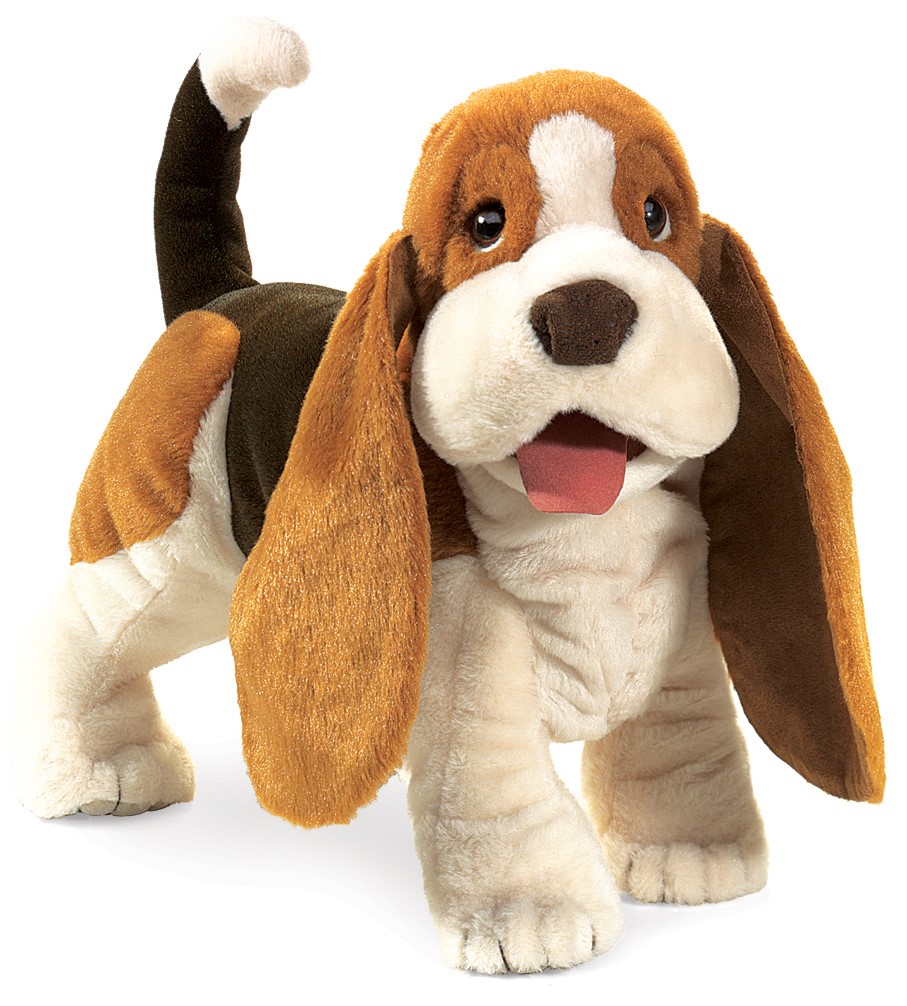 Basset Hound Puppet at Anwo.com Animal World®