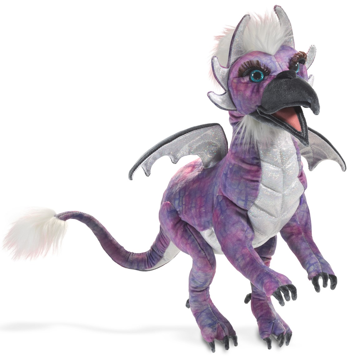 Beaked Purple Dragon Puppet at Anwo.com Animal World®