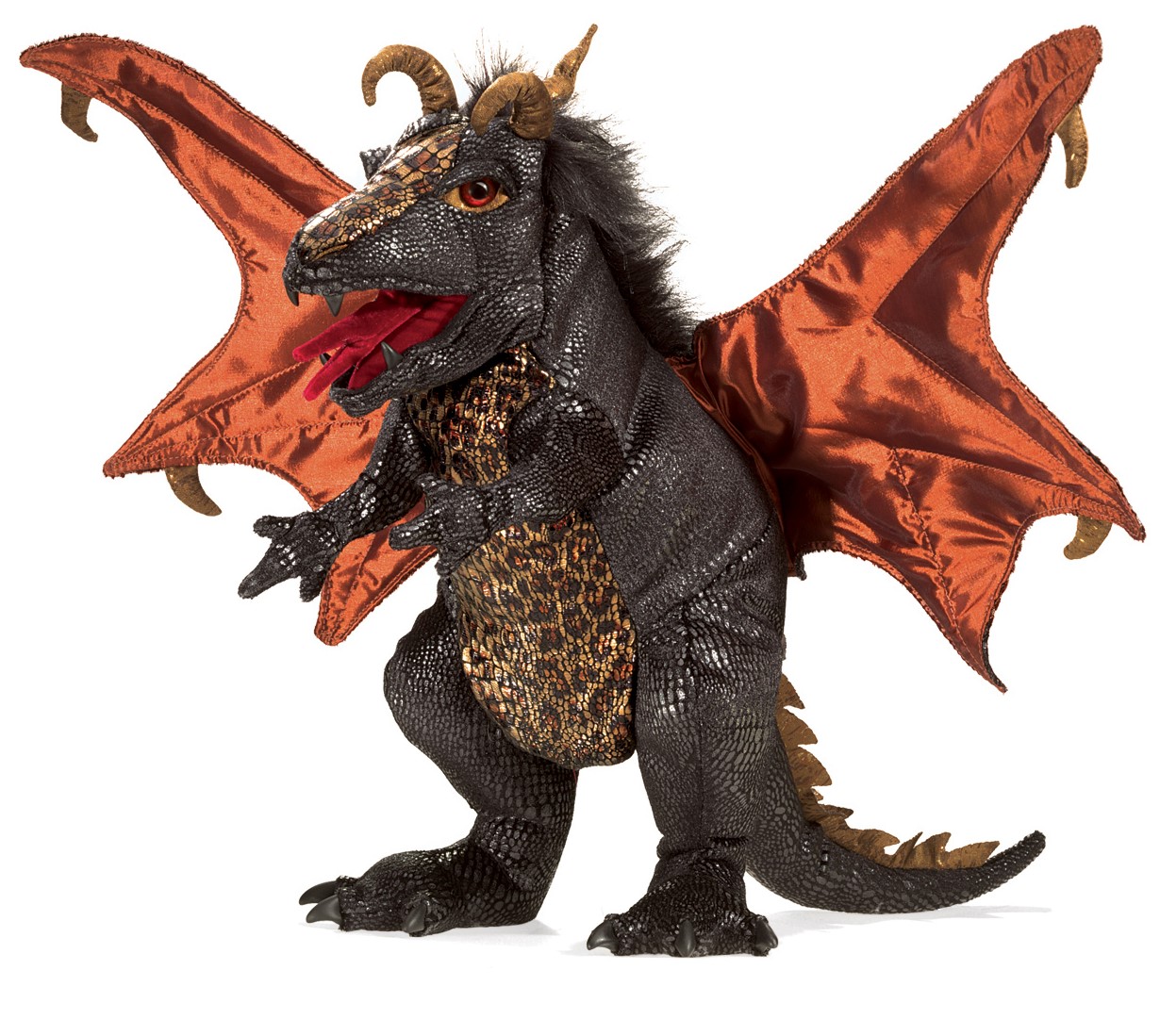 Black Dragon Puppet at Anwo.com Animal World®