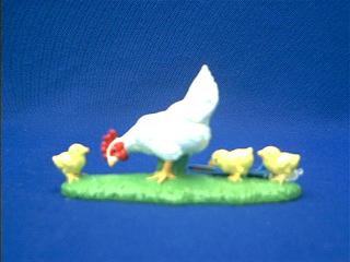 Chicken Toy Hen with Chicks at Anwo.com Animal World®