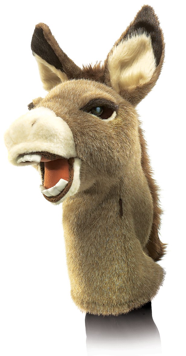 Donkey Stage Puppet at Anwo.com Animal World®