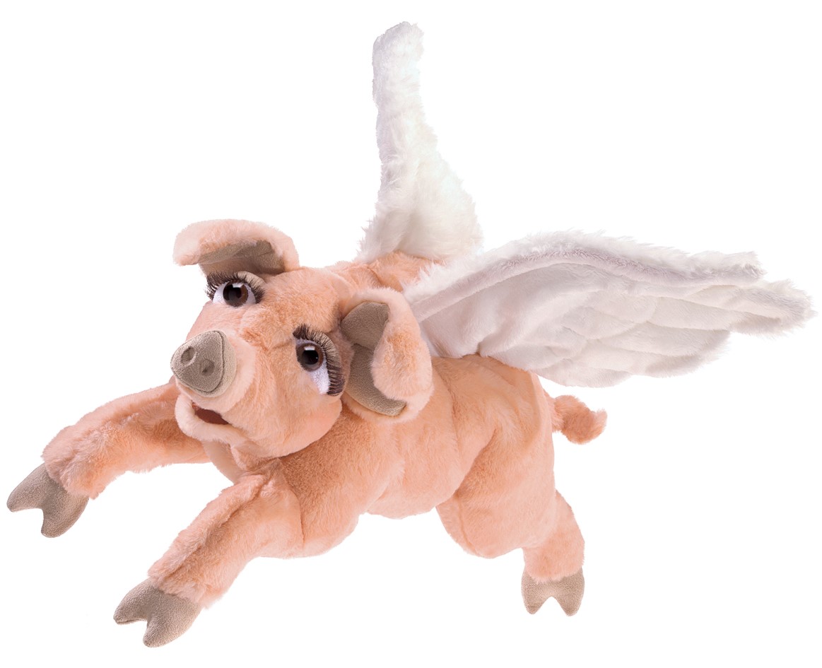 Flying Pig Puppet at Anwo.com Animal World