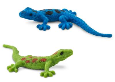 Geckos Toy 1" Pair Mini Good Luck Miniatures 1" at Anwo.com Animal World®