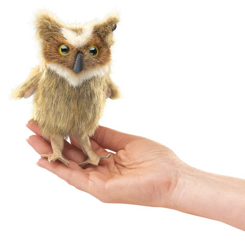 Great Horned Owl Finger Puppet Plush at Anwo.comAnimal World®