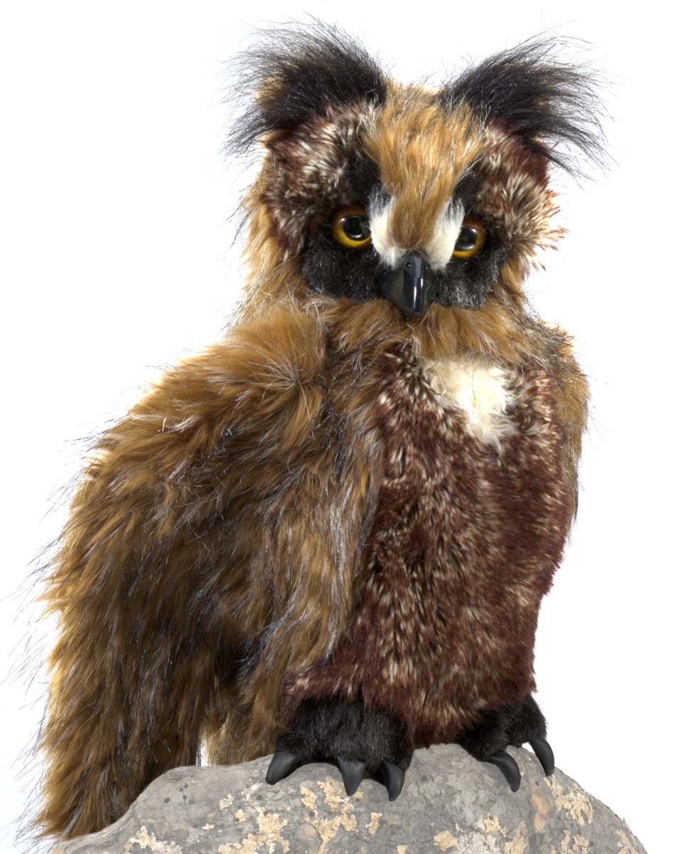 Great Horned Owl Puppet at Anwo.com Animal World®
