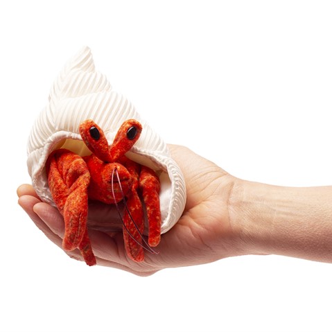 Hermit Crab Finger Puppet at Anwo.com Animal World
