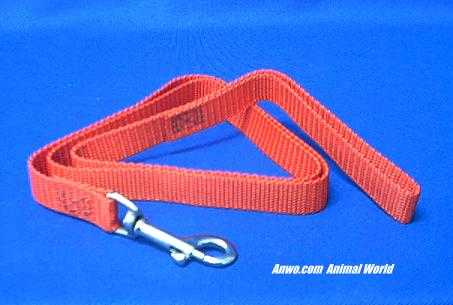 Red Dog Leash Lead 4'x 3/4" USA by Animal World®.