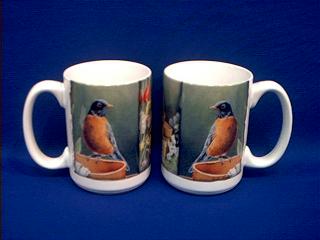Robin Picture Mug Oversize at Anwo.com Animal World