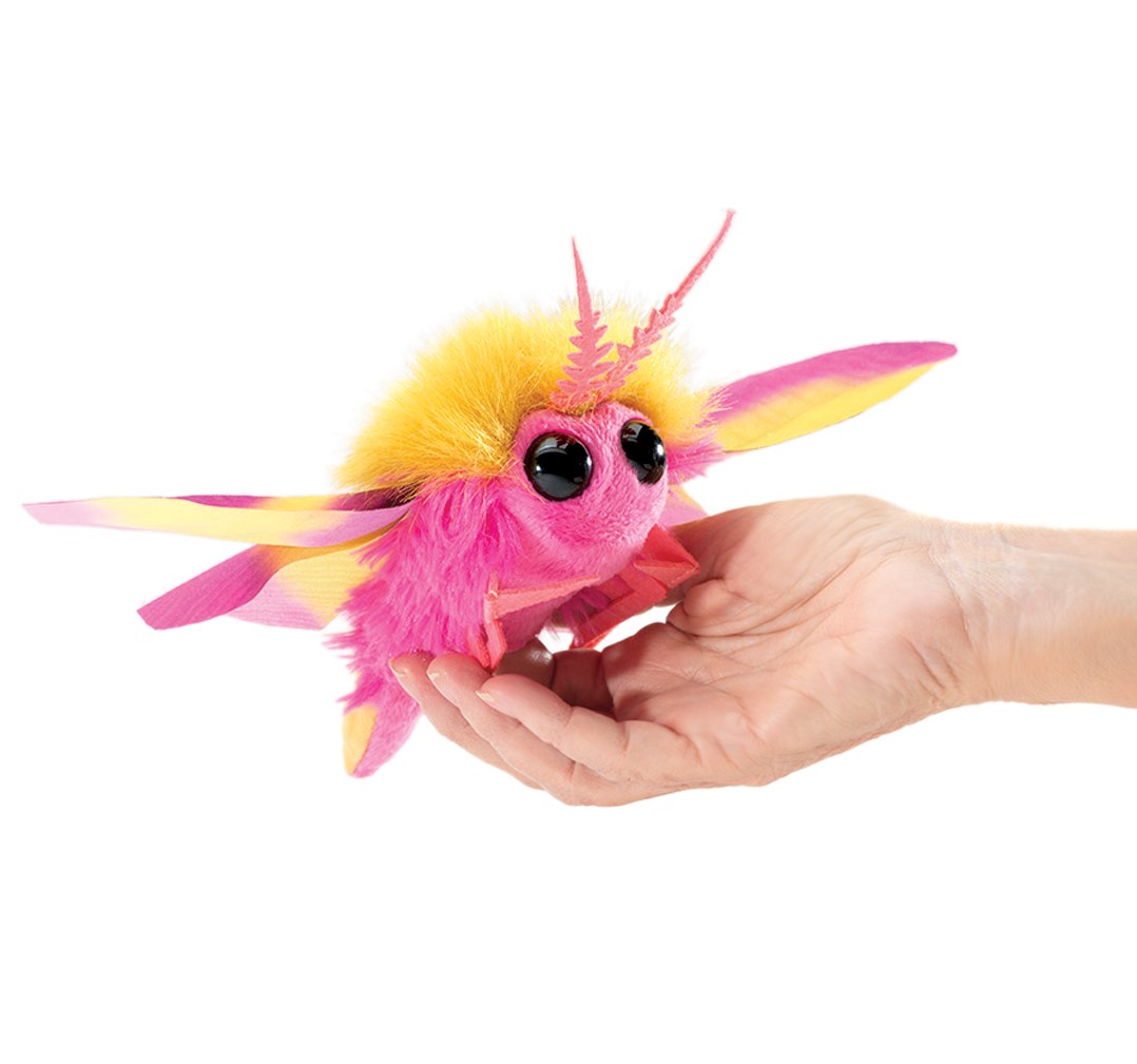 Rosy Maple Moth Finger Puppet at Anwo.com Animal World®