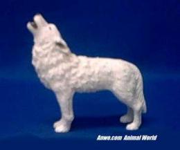 Black Wolf Toy Miniature Howling at Anwo.com Animal World